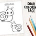 Printable Snail Craft for Kids Spring Activities Build a Snail Indoor ...