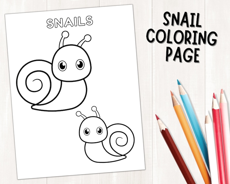 Printable Snail Craft for Kids Spring Activities Build a Snail Indoor ...
