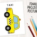 Printable Taxi Craft | Transportation Craft | Build a Taxi Cab | Cut ...