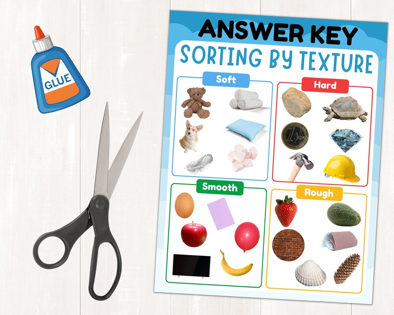 Sorting by Texture | Soft, Hard, Rough, and Smooth | Texture Sorting ...