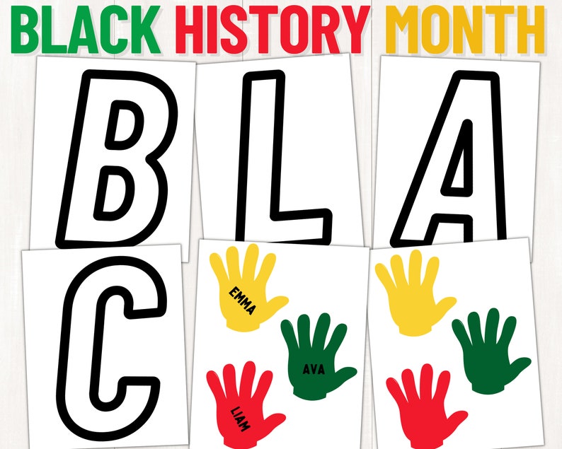 Black History Month Bulletin Board Kit | Classroom Decor | Black ...