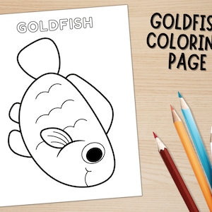 Goldfish Craft for Kids | Sea Life Activity | Ocean Animals Craft | Cut ...