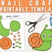 Printable Snail Craft for Kids Spring Activities Build a Snail Indoor ...