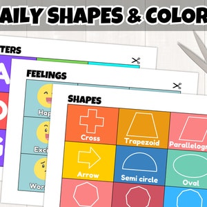 Printable Morning Board I Kids Daily Calendar I All About Today I ...