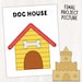 Printable Dog House Craft Template | Summer Craft Activity | Build a ...