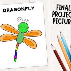 Printable Dragonfly Craft for Kids | Spring Activities | Insect Craft ...