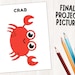 Crab Craft, Printable Template, Sea Life Activity, Ocean Animal Craft ...