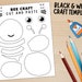 Bee Craft Printable Template | Spring Activities | Bee Coloring Page ...