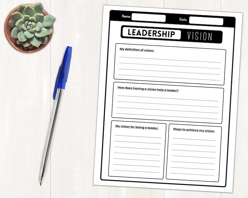 Leadership Skills Worksheets | Leadership Lessons | Leadership ...