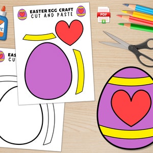 Easter Egg Craft Activity | Spring Craft | Easter Activities ...