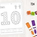 Number Dot Marker 0-10 Worksheets Counting Do-a-dot Printables Numbers ...