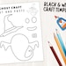 Printable Ghost Craft Template | Halloween Activities | Color, Cut, and ...