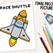 Printable Space Shuttle Craft for Kids | Outer Space Activity | Color ...