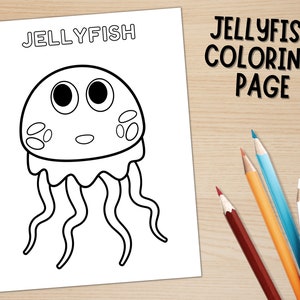 Jellyfish Craft | Sea Life Activity | Ocean Animals Craft | Cut & Paste ...