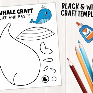 Printable Whale Craft | Build a Paper Wale Craft Activity | Ocean ...