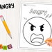 Emotions Coloring Pages for Kids | Social Emotional Learning | Emotions ...