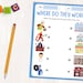 Community Helpers Activities & Worksheets Jobs and Tools Matching ...