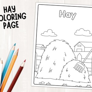 Printable Farm Coloring Pages for Kids, Farm Animals Coloring Sheets ...