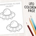 UFO Printable Craft, Outer Space Activity, Build a UFO, Space Ship ...