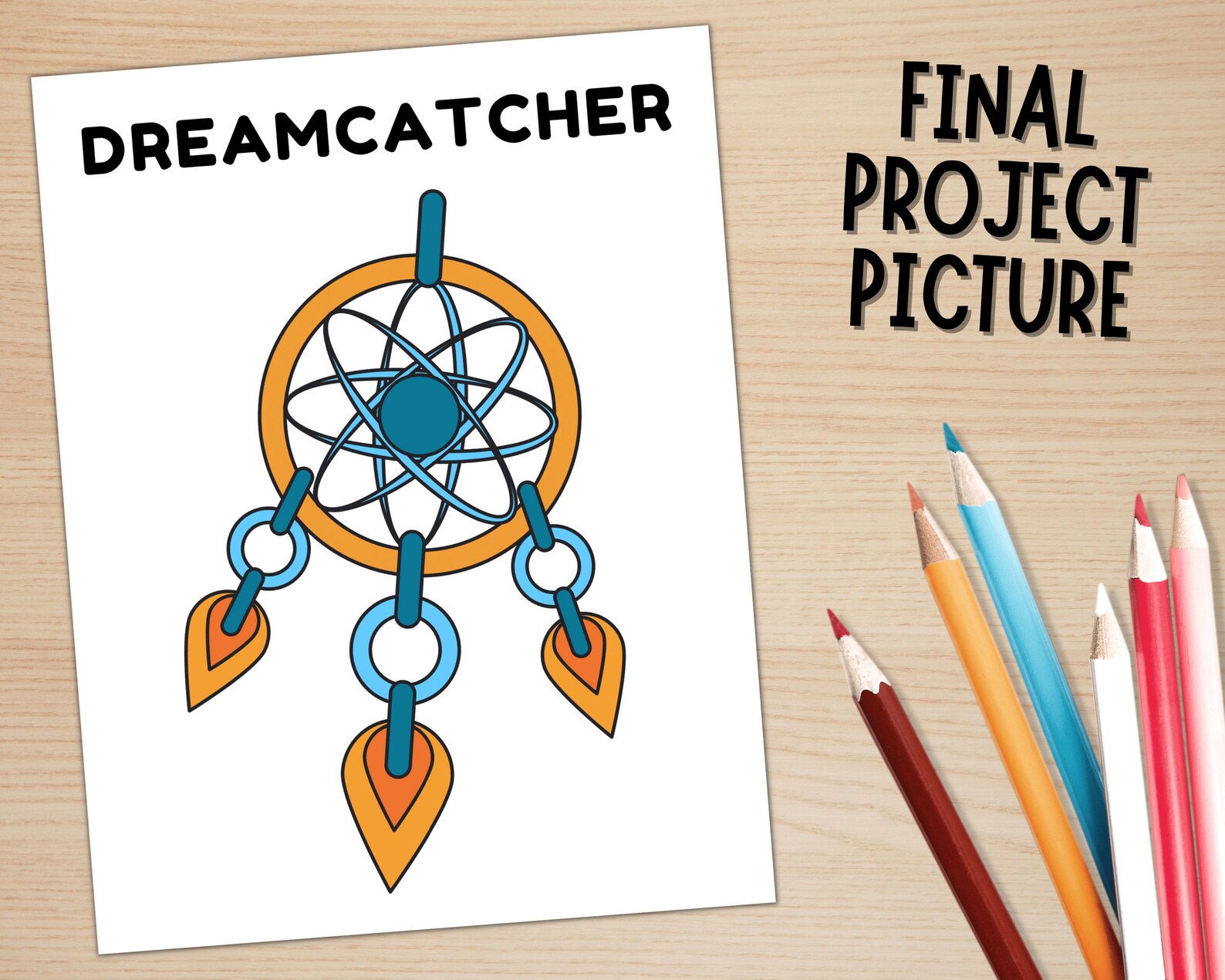 Printable Dreamcatcher Craft | Native American Day Craft Activity ...