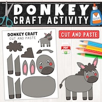 Farm Animals Paper Bag Puppets - FULL COLOR - Downloadable Kid's Craft ...