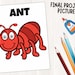 Printable Ant Craft Template, Spring Activities, Insect Craft, Summer ...
