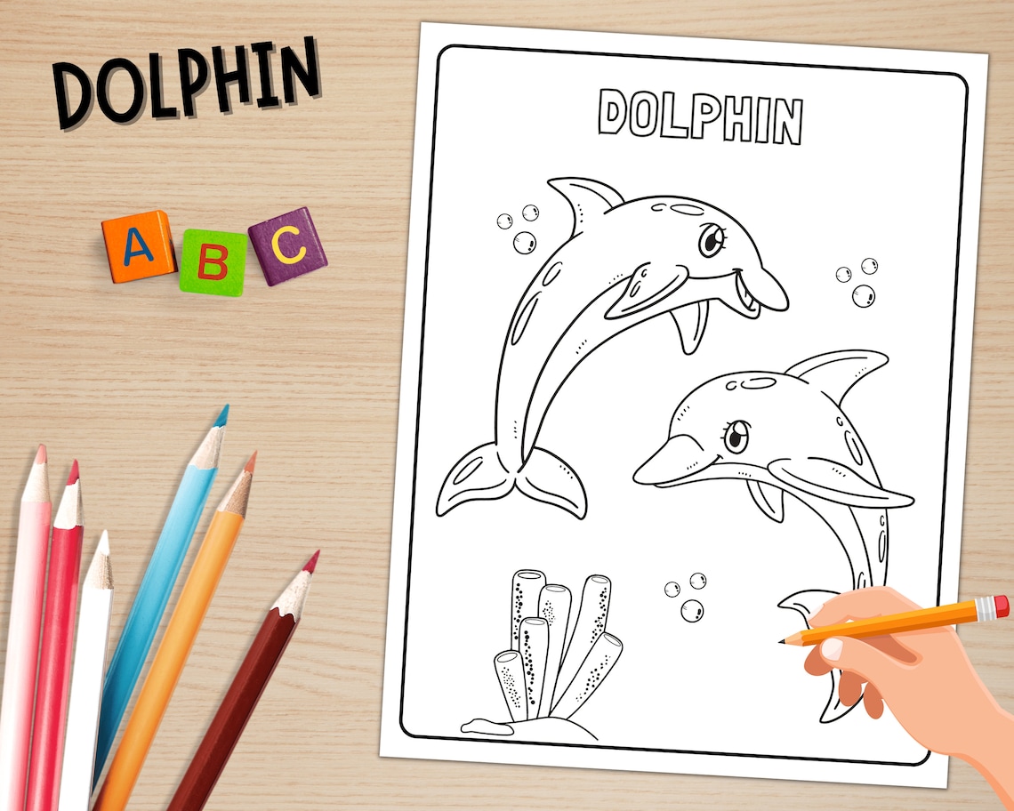 Ocean and Sea Animals Coloring Pages Sea Life Coloring Sheets Summer ...