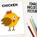 Printable Chicken Craft Template Farm Animal Craft Activity Chicken ...