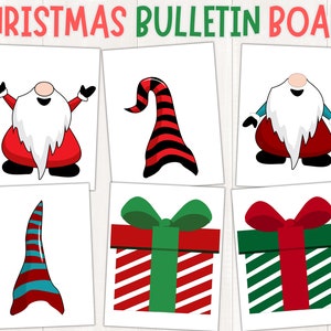 Christmas Gnome Bulletin Board Kit | Christmas Classroom Decor | Gnome ...