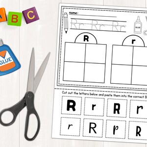Alphabet Letter Sort Worksheets | Lowercase and Uppercase Letters ...