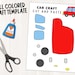 Printable Car Craft, Transportation Activities, Car Cut & Paste Craft ...