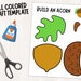 Acorn Printable Craft | Acorn Craft Template for Kids | Fall Activities ...