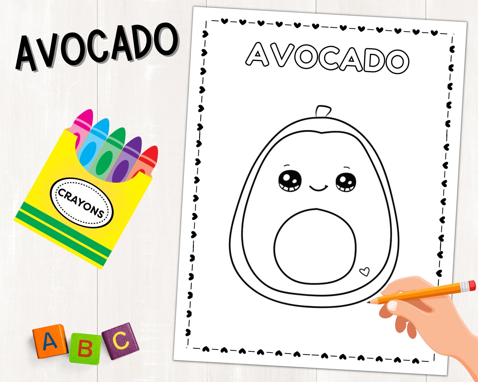 Printable Fun Fruits Coloring Pages for Kids, Summer Coloring Sheets ...