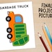 Printable Garbage Truck Craft | Earth Day Craft Activity | Garbage ...