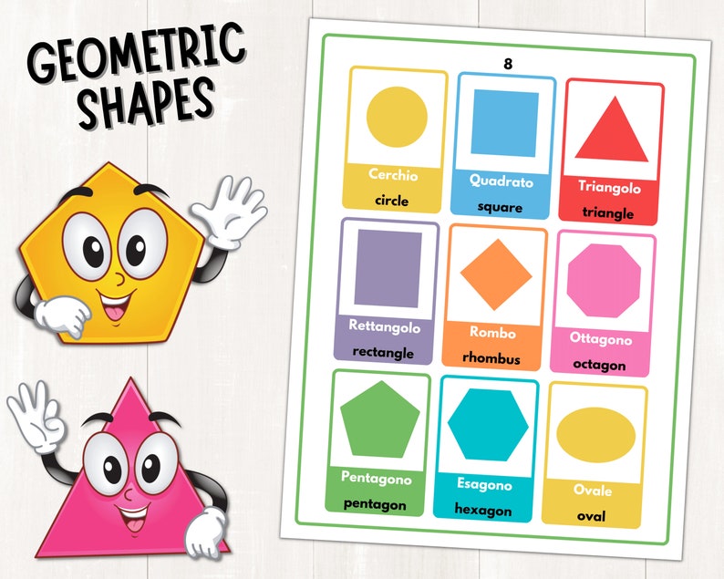 Printable Italian-english Picture Dictionary | My First 200 Italian ...