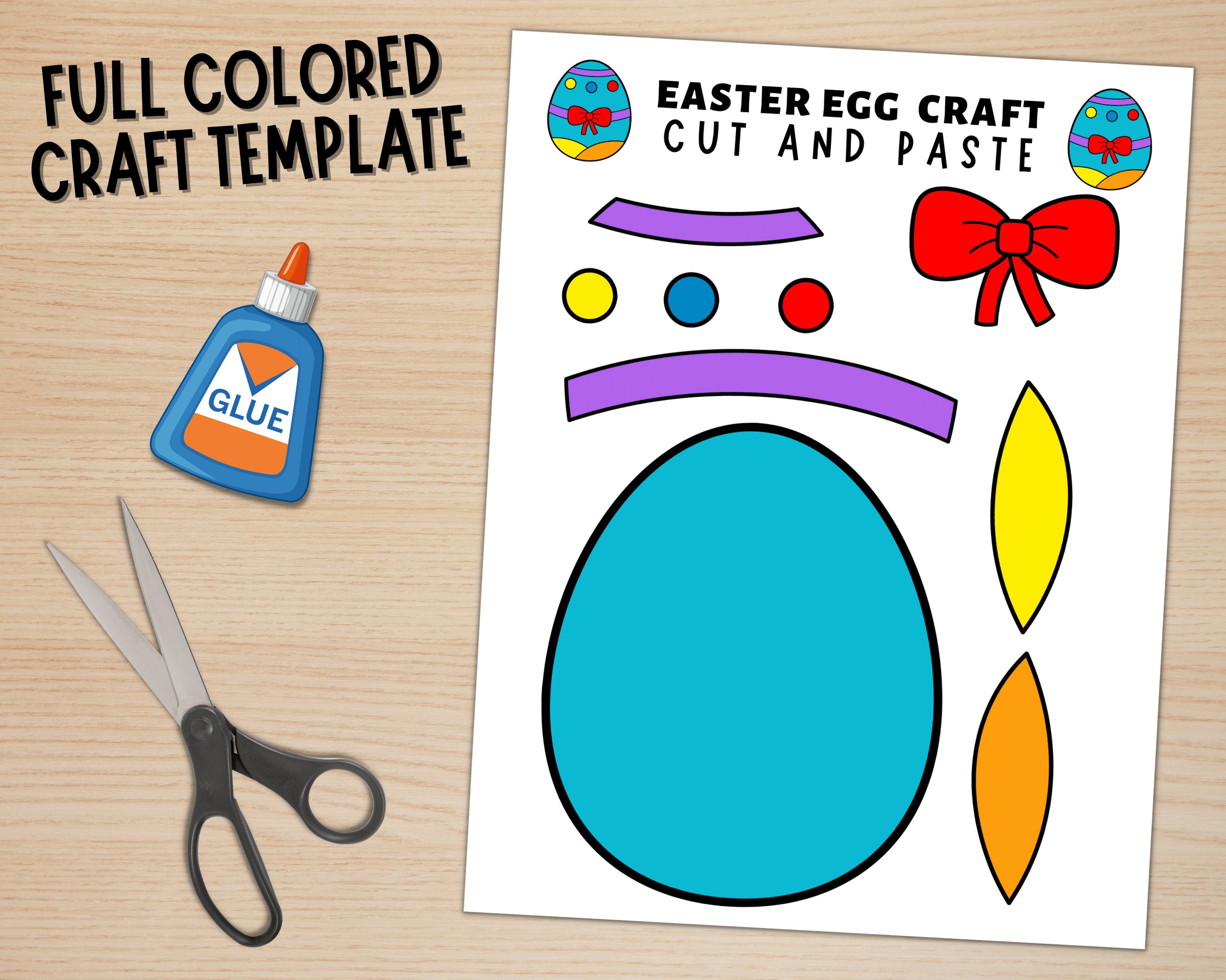 Easter Egg Craft Activity | Spring Craft | Easter Activities ...