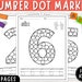Number Dot Marker 0-10 Worksheets Counting Do-a-dot Printables Numbers ...