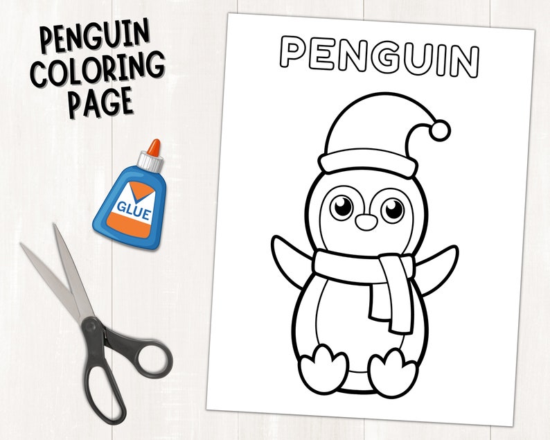 Penguin Craft for Kids | Arctic Habitat Activities | Polar Animal ...