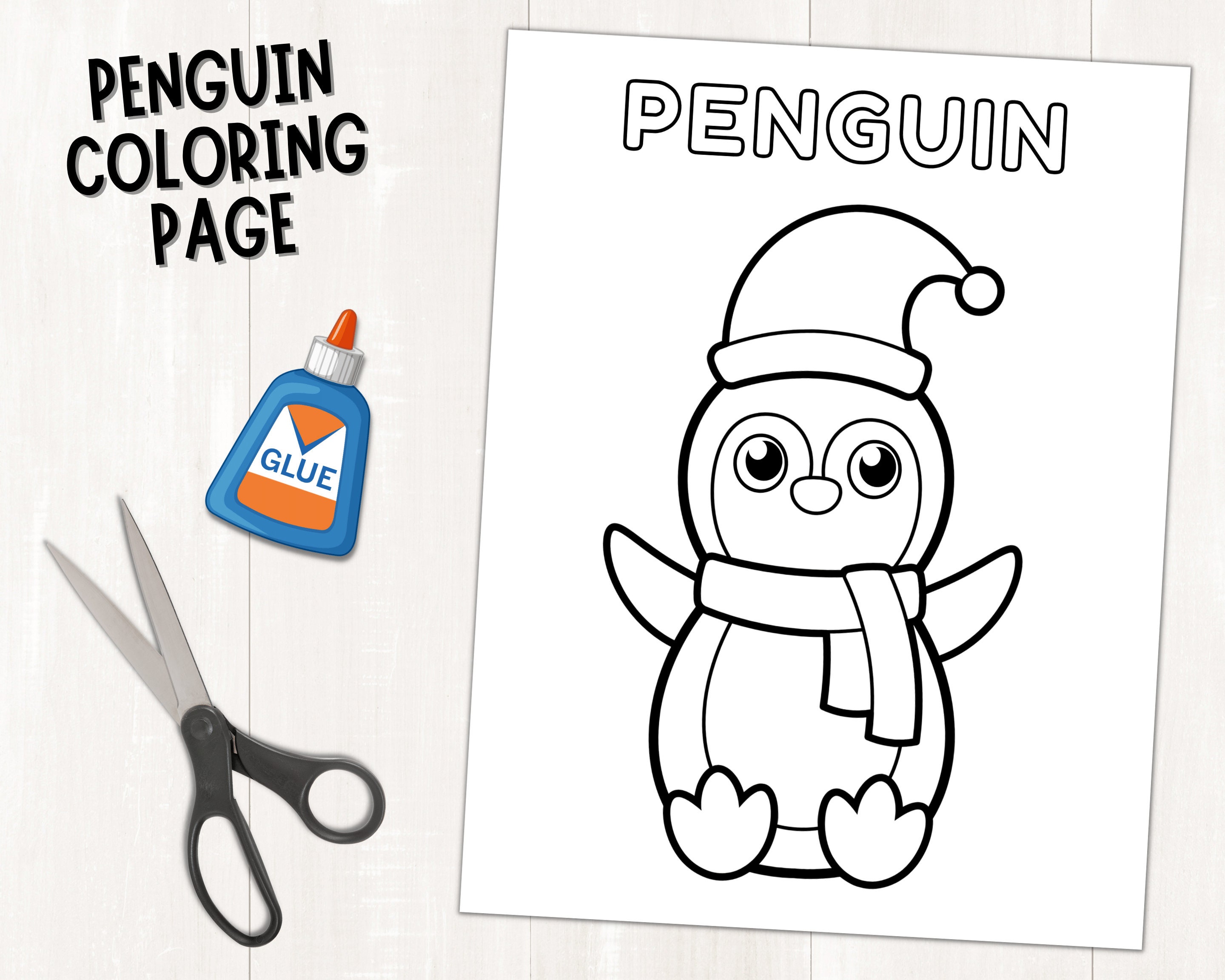 Penguin Craft for Kids | Arctic Habitat Activities | Polar Animal ...