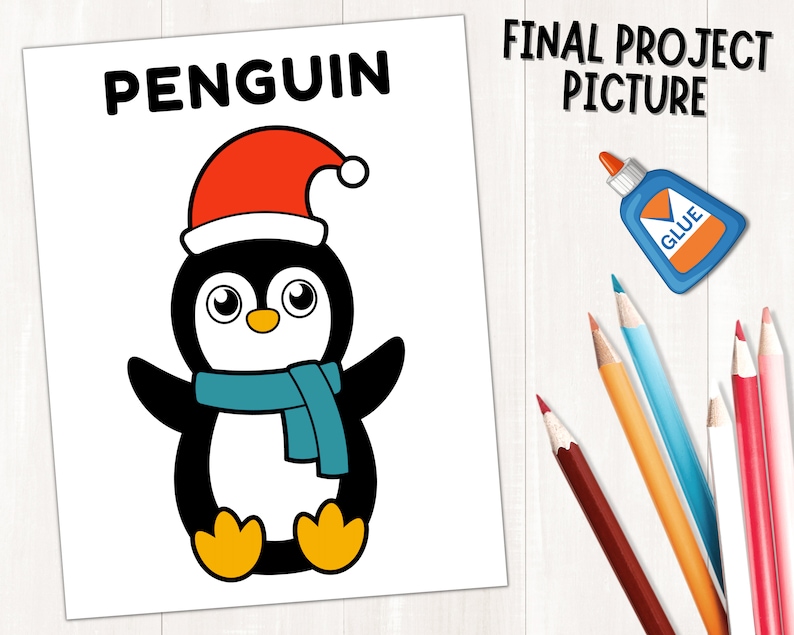 Penguin Craft for Kids | Arctic Habitat Activities | Polar Animal ...