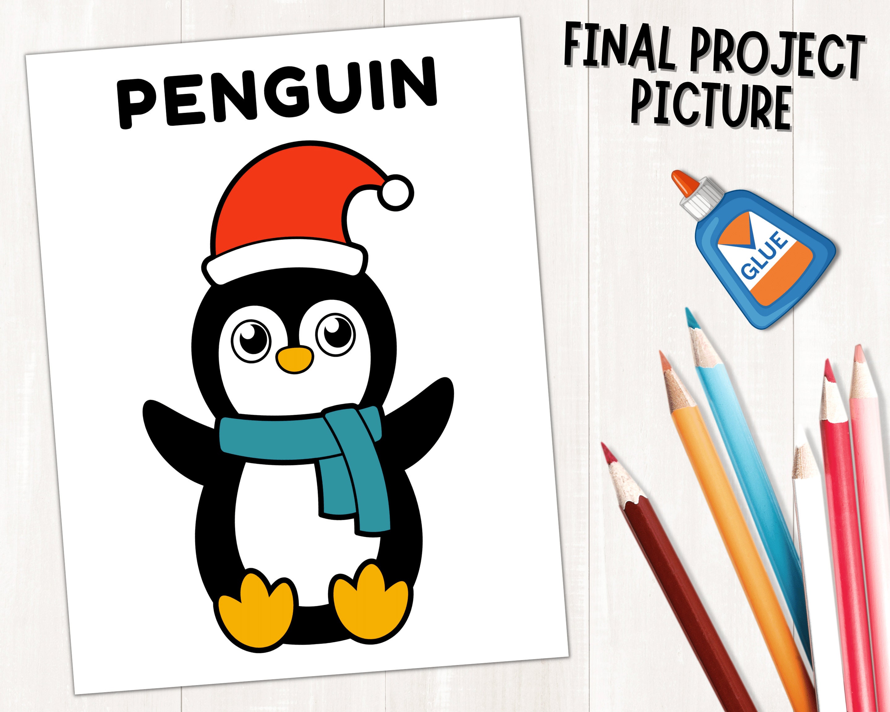 Penguin Craft for Kids | Arctic Habitat Activities | Polar Animal ...