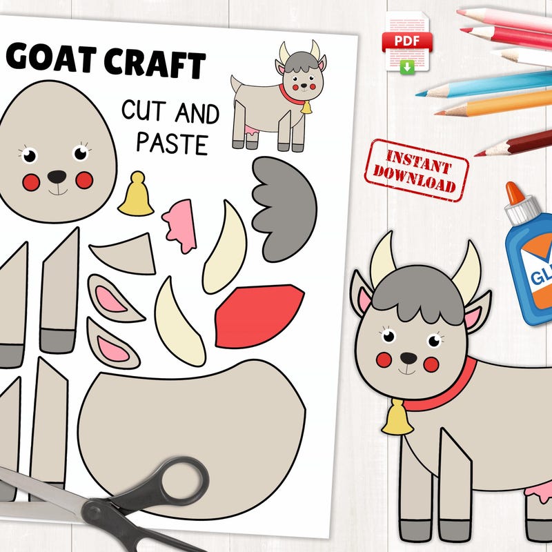 Goat Printable - Etsy