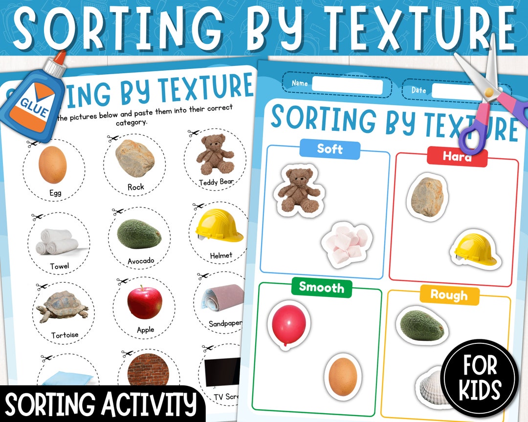 Sorting by Texture | Soft, Hard, Rough, and Smooth | Texture Sorting ...
