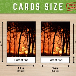 Printable Natural Disasters Flashcards, Types of Natural Disasters ...