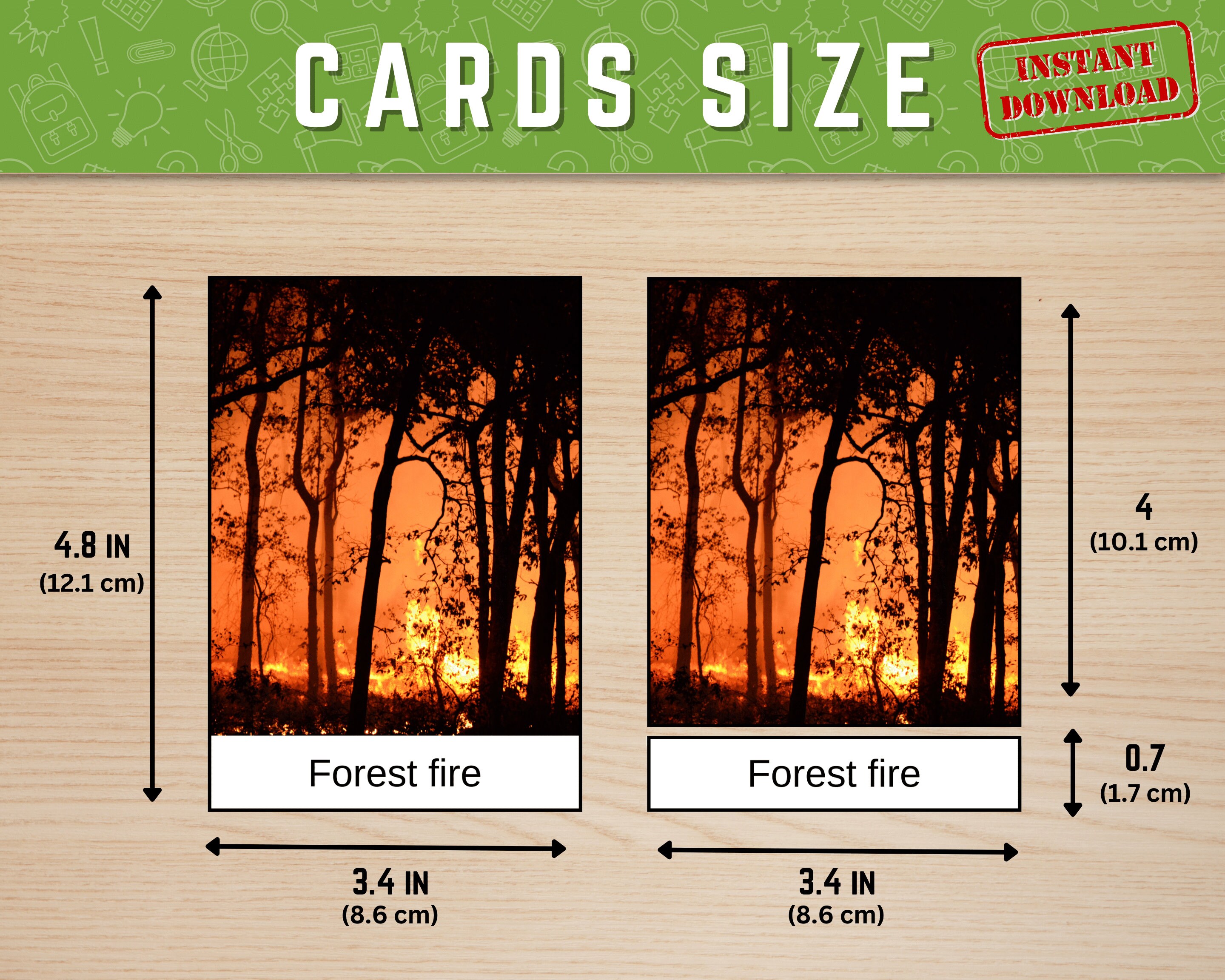 Printable Natural Disasters Flashcards, Types of Natural Disasters ...