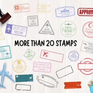 Printable US Passport for Kids, Pretend Passport Book for Travel ...