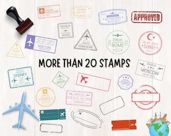 Printable Passport Stamps For Kids
