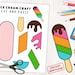 Printable Ice Cream Craft Build an Ice Cream Summer Craft Activity ...