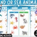 Land or Ocean Animal Sorting Activity | Land Vs. Sea Animals Printable ...