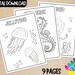 Ocean and Sea Animals Coloring Pages Sea Life Coloring Sheets Summer ...
